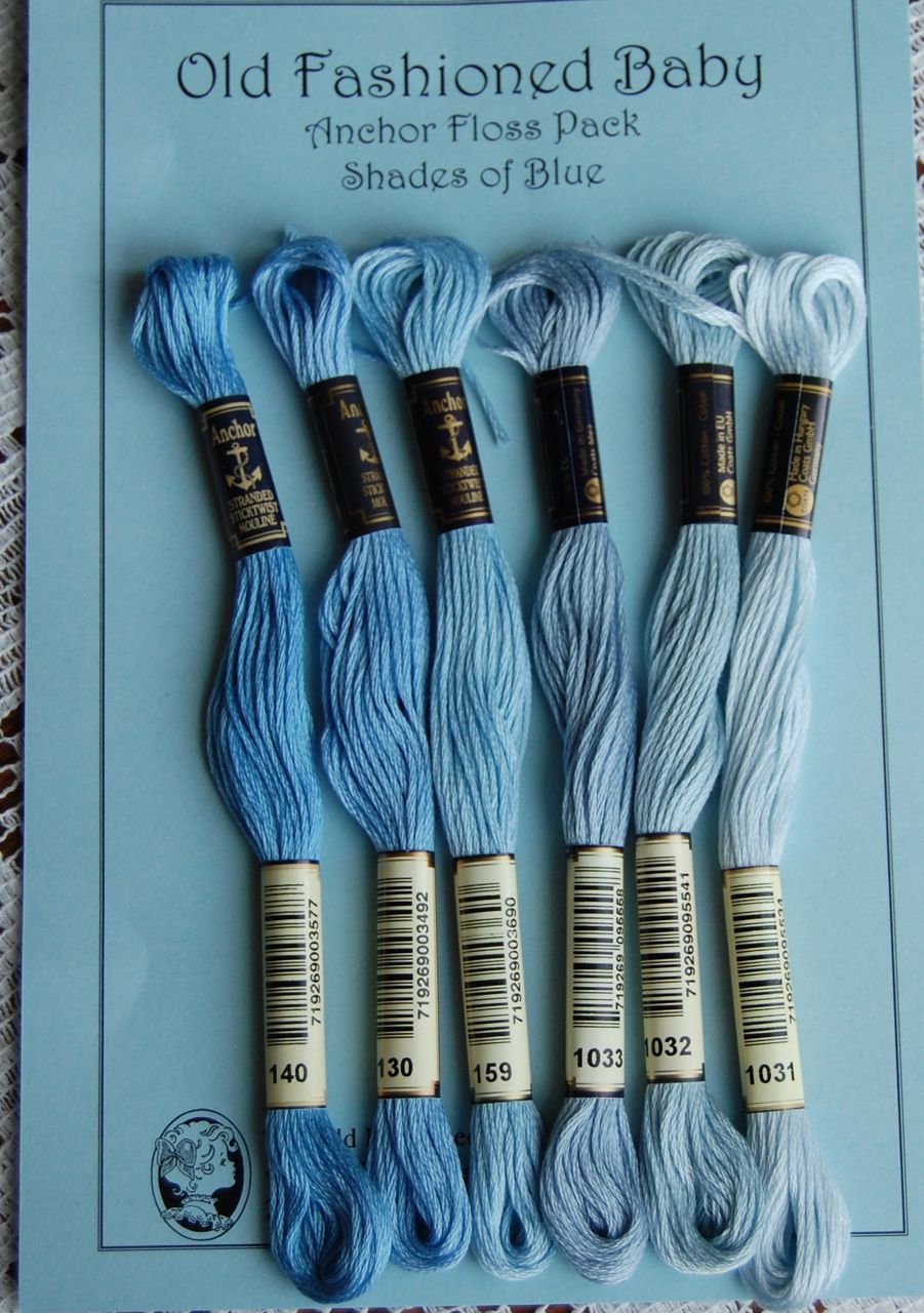 Anchor Floss Pack - Shades of Blue